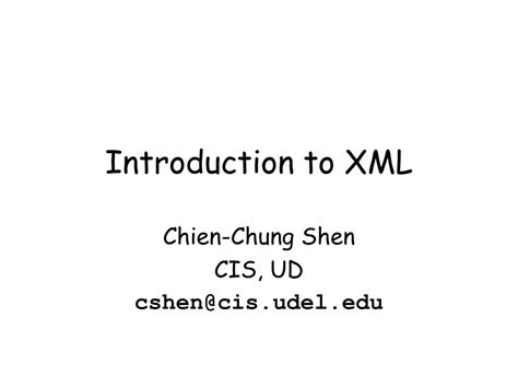 Ppt Introduction To Xml Powerpoint Presentation Free Download Id1575757