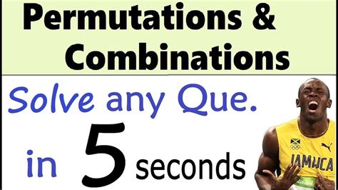 Permutations And Combinations Solve Que In 5 Seconds With Shortcuts And Tricks For Iit Jee 2019