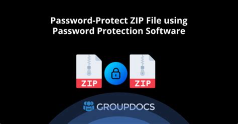 Password Protect Zip File Using Password Protection Software