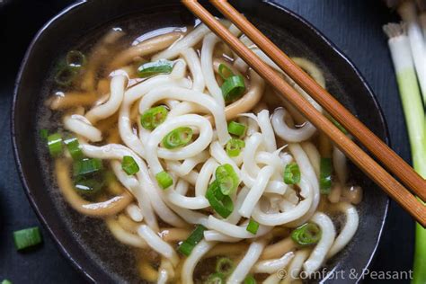 MINUTE UDON NOODLE SOUP Comfort Peasant
