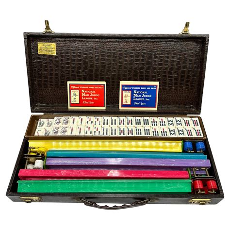 1977 Mahjong Bakelite Set With Original Case For Sale At 1stdibs
