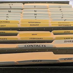 WISEFILE 50 Labelled Folders Filing System With 1 Page Instructions For Simple Physical Virtual