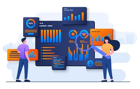 Premium Vector Business Data Analytics