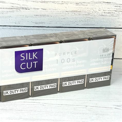 Silk Cut Purple 20 Cigarettes 100200 Tobacco Direct