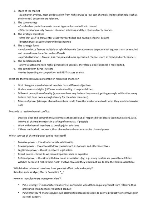 Principles Of Marketing Lecture Summaries Mktg10001 Principles Of