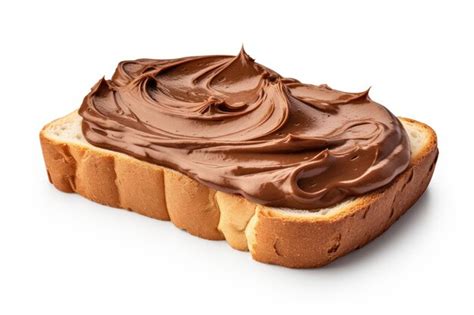 Premium Ai Image Delicious Chocolate Creamfilled Bread Isolated On A