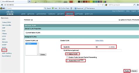 SSID On Autonomous AP Configuration Example Cisco