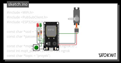Mqtt Doorlock Wokwi Esp32 Stm32 Arduino Simulator