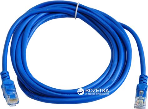 Патч корд Atcom Cat5e Rj45 Utp 3 м Синий 9162 фото отзывы характеристики в интернет