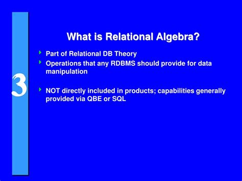 Ppt Exploring Relational Algebra Operators In Database Systems