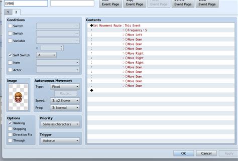 Event Wont Move Nor Will Any Of My Events Show Rpg Maker Forums