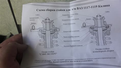Схема стойки калина - 92 фото