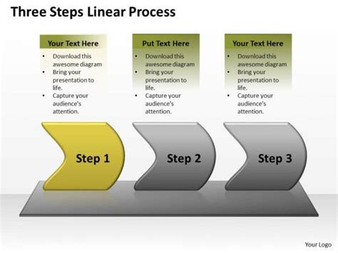Success Ppt Theme Three Create PowerPoint Macro Working With Slide Numbers Linear Process 2 Design