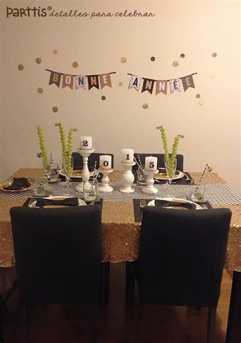 Parttis Ideas De Decoración Para Una Mesa De Año Nuevo
