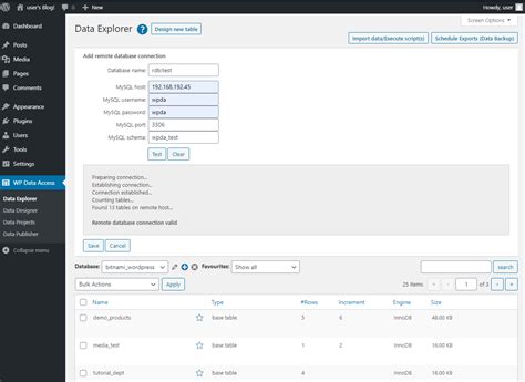 Remote Database Connections Wp Data Access