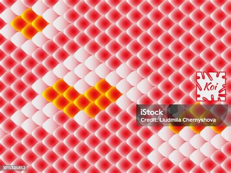 국립 동양 패턴 잉어 잉어의 다 색된 물고기 비늘 원활한 패턴에 밝은 주황색 백색 Andpink 잉어 잉어입니다 벡터