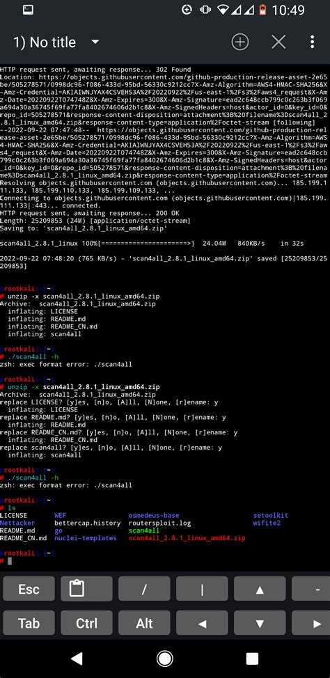 Installation Problem On Nethunter Issue GhostTroops Scan All GitHub