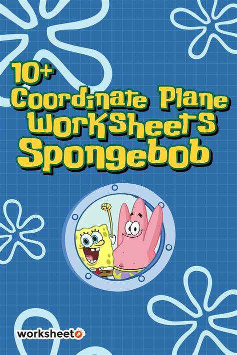 17 Coordinate Plane Worksheets Spongebob Worksheeto Com Riset