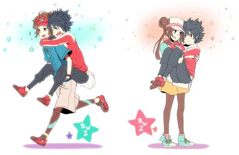 Rosa Nate And Hugh Pokemon And More Drawn By Shiuka Danbooru