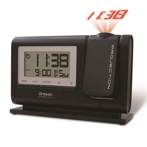 Oregon Scientific Rm308pa Bk Atomic Dual Alarm Projection Clock
