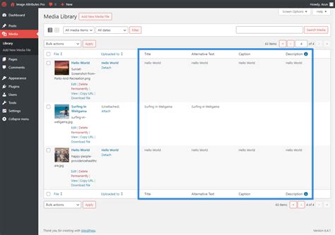auto image attributes from filename with bulk updater add alt text