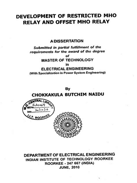 Offset Mho Relay For Loss Of Excit P22 Pdf Download Free Pdf Electrical Impedance Relay Offset Mho Relay For Loss Of Excit P22 Pdf Download Free Pdf Electrical Impedance Relay