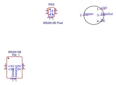 WS2812B Addressable Pixel Resources EasyEDA