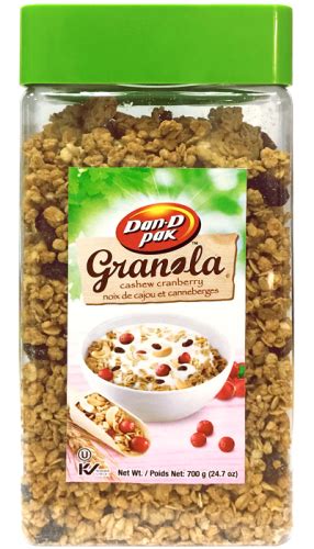 Granola Cashews Cranberry 700g