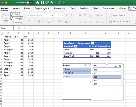 Excel Pivot Chart Slicers Windows To Mac Not Working Microsoft Community