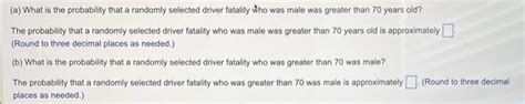 solved the data represent the number of driving fatalities