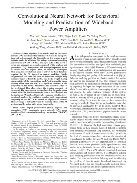 Convolutional Neural Network For Behavioral Pdf Deep Learning