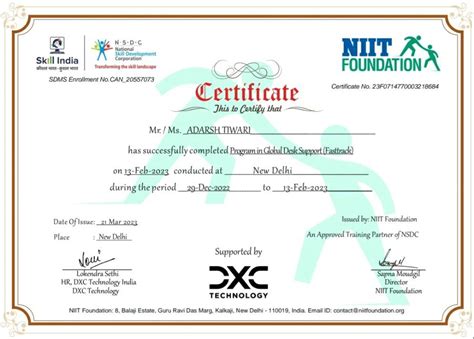 Adarsh Tiwari On Linkedin I Am Happy To Share That I Have Completed