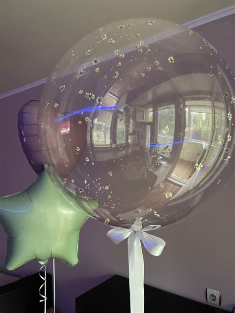 Воздушные шары для девочки девушки Гелиевые шары Дни рождения Ромашки