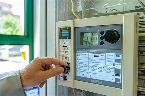 Premium Photo Engineer Configuring Server Rack Mounted Environmental