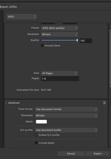 how to export multiple pages into one pdf file in publisher affinity
