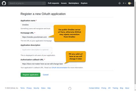 Single Sign On With Github Onedev Documentation