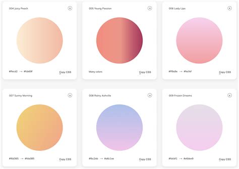그라데이션 디자인 사이트 꿀로그의 블로그