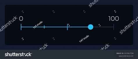 Slider Dividers Ui Element Template Editable Stock Vector Royalty Free
