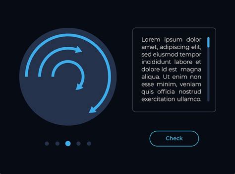 Premium Vector Rotating Arrows Chart Ui Element Template