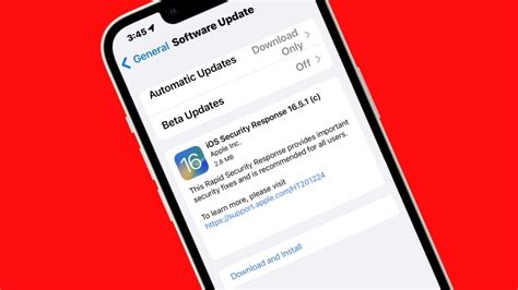 How To Install The New Ios And Macos Rapid Security Response Update