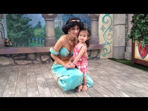 Princess Jasmine Princess Fantasy Fair At Disneyland Youtube