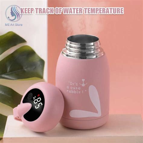휴대용 스마트 단열 컵 온도 디스플레이 진공 플라스크 커피 머그잔 차 내 물 보온병 크리스마스 선물 Aliexpress