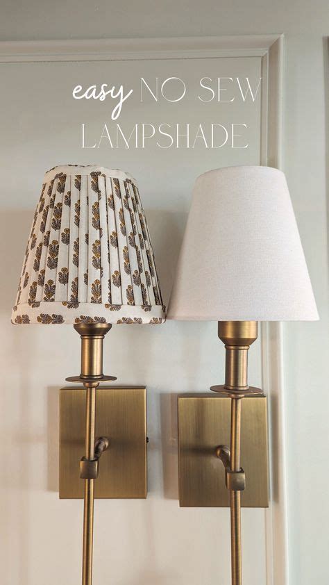 No Sew Lampshade Diy Artofit