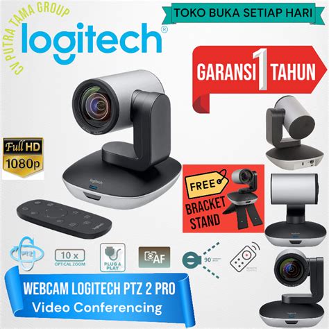Jual Logitech PTZ PRO 2 Webcam Video Conference Camera 1080p HD Webcam Ptz 2 Pro CC2900ep