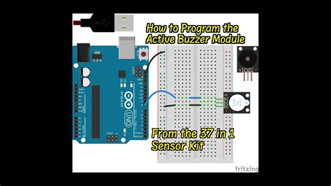 Pt 6 How To Program The Active Buzzer Module From The 37 In 1 Sensor Kit Arduino Activebuzzer