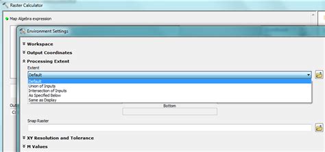 Arcgis Desktop Adding Two Raster Datasets That Overlap While Maintaining Extent Of Larger