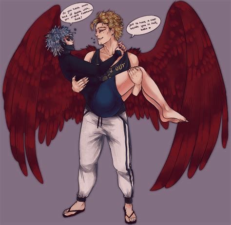 Dabi X Hawks By Solarskips Shototodoroki Shoto Mha Off