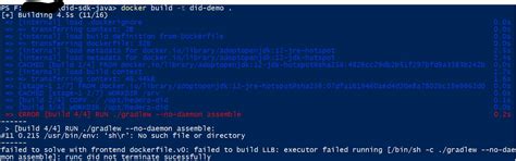 Error Build 44 Run Gradlew No Daemon Assemble · Issue 11 · Hashgraphdid Sdk Java · Github