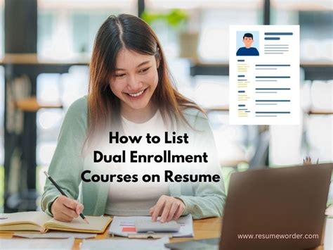 List Dual Enrollment Courses On Resume Effectively Resumeworder