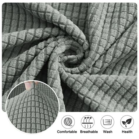 Badu Bg Едноцветна калъфка за игрални столове Мека еластичност Полярно руно Калъфи за фотьойли